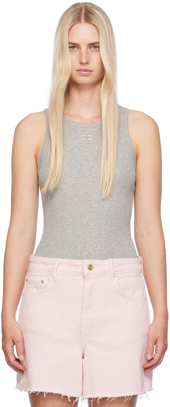 GANNI Ribbed Tank Top | Endource