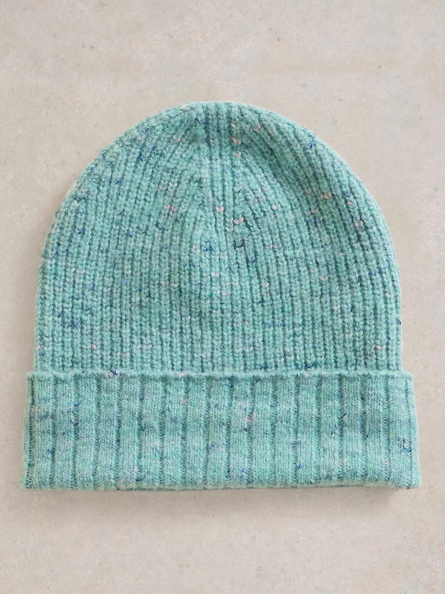 WHITE STUFF Abby Beanie Hat in Bright Pink | endource