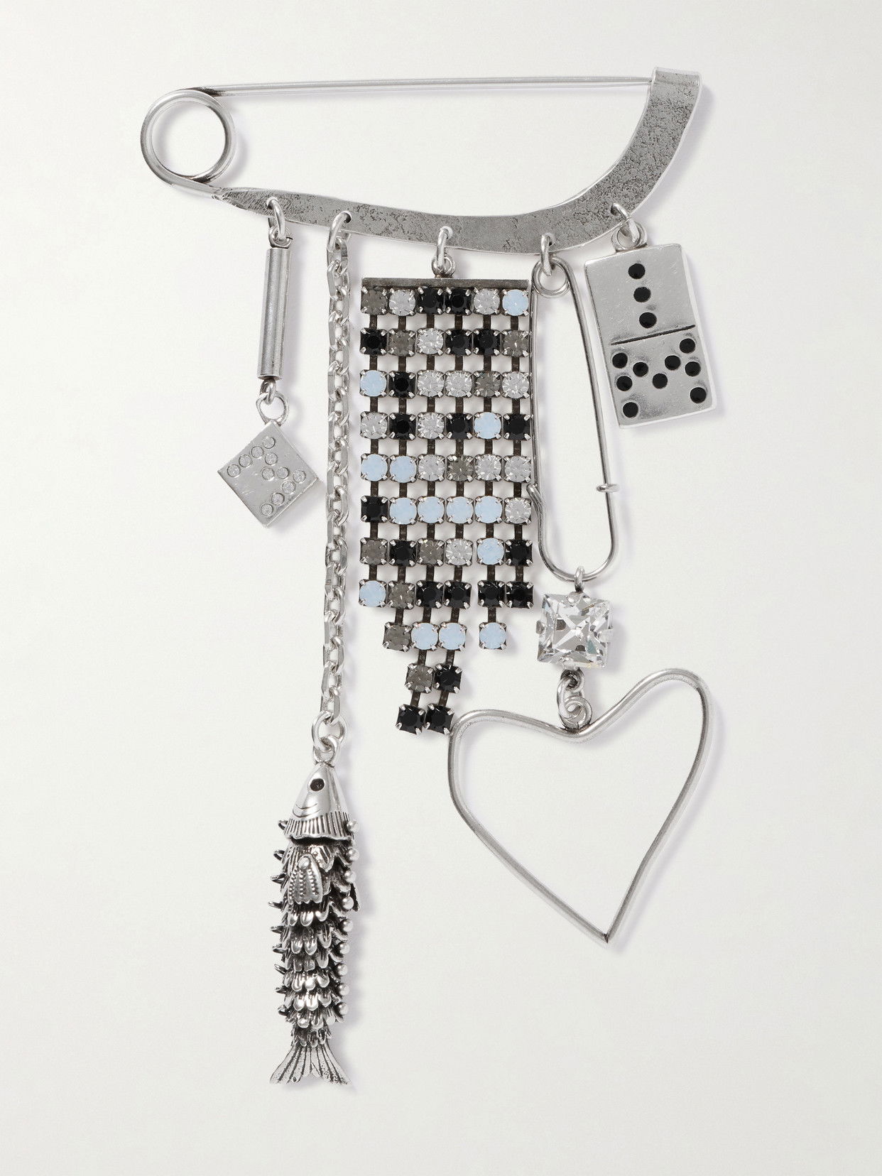 ISABEL MARANT Abby Crystal-Embellished Brooch | endource