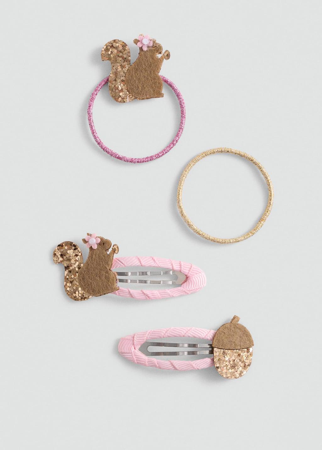 MANGO Pack Of Hairpins And Hair Bands | endource
