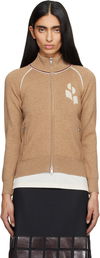 MARANT ÉTOILE Tan Lanya Cardigan Jacket | endource