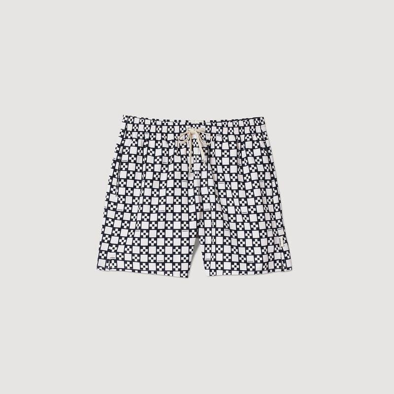 SANDRO Square Cross Swim Shorts | endource