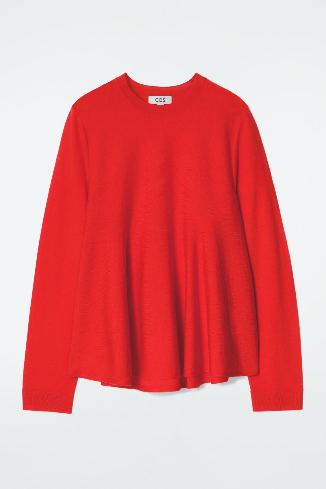 COS Trapeze Merino Wool Jumper | endource