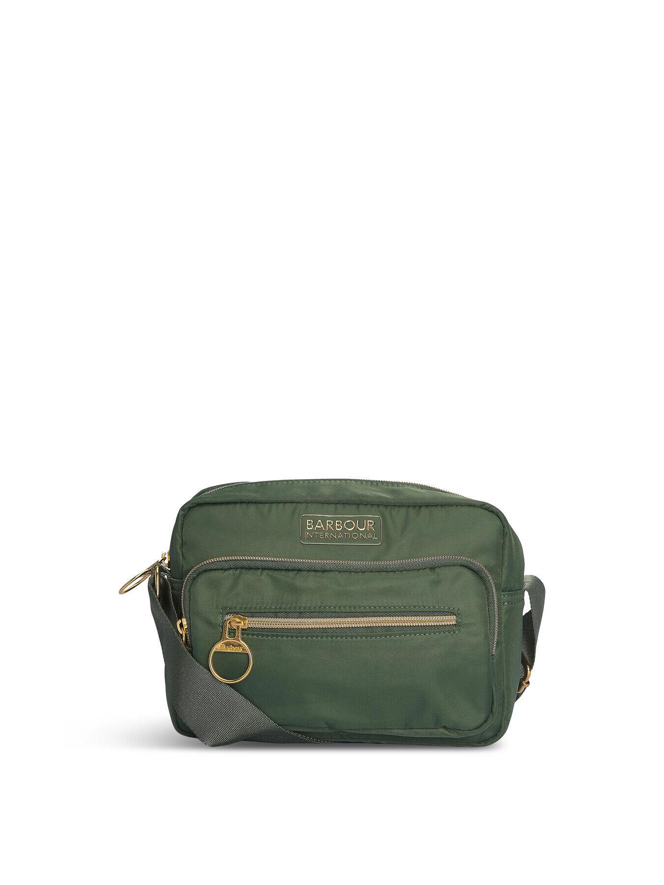 BARBOUR Qualify Nylon Small Crossbody Bag in Beige | Endource