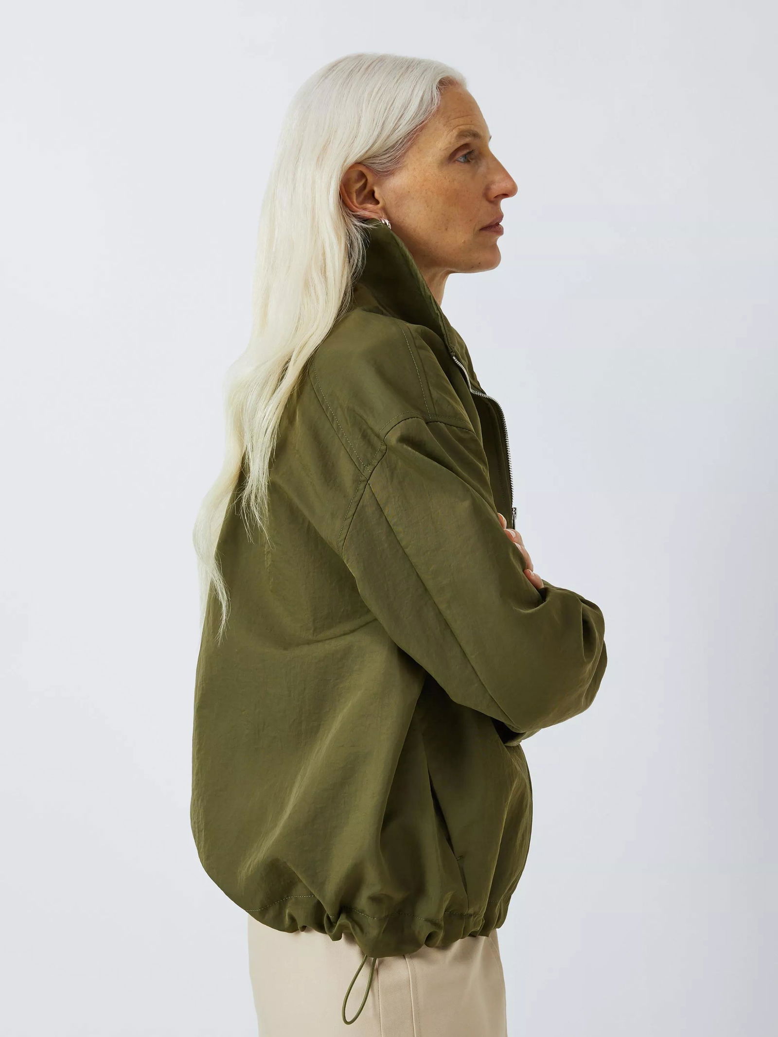 JOHN LEWIS Flight Jacket, Light Khaki | endource