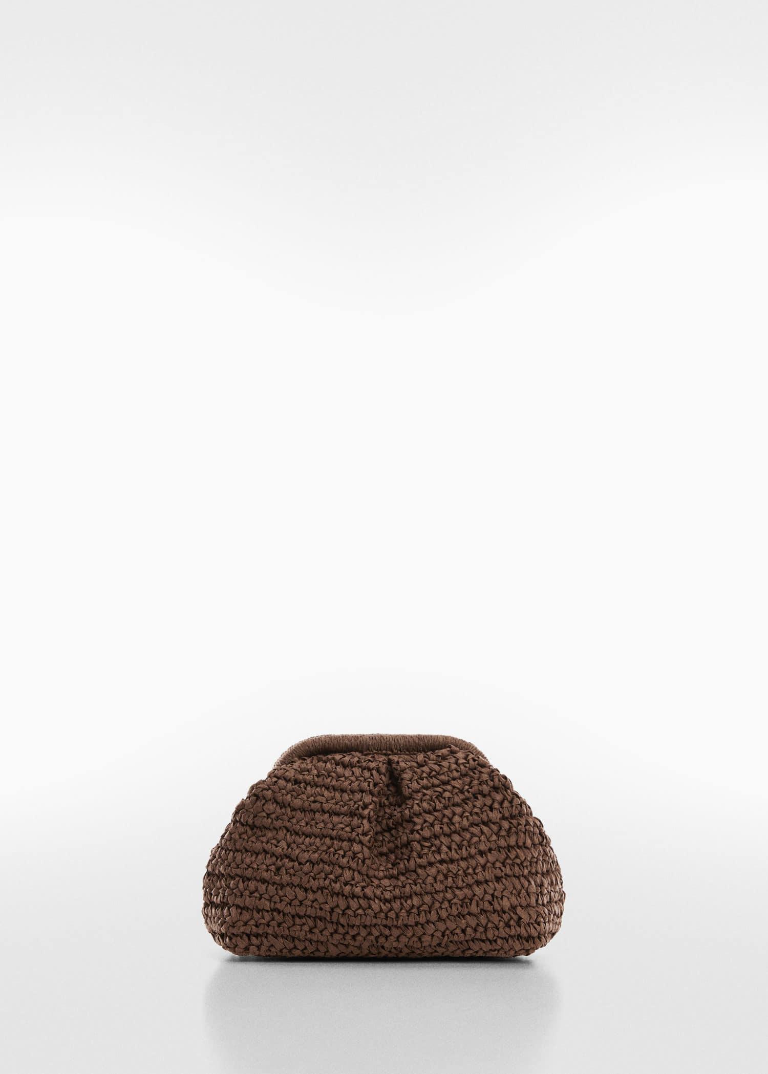 MANGO Rattan Clutch Bag | endource