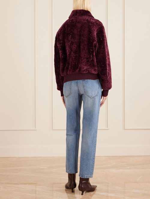 JOSEPH Shearling Bomber Jacket | endource