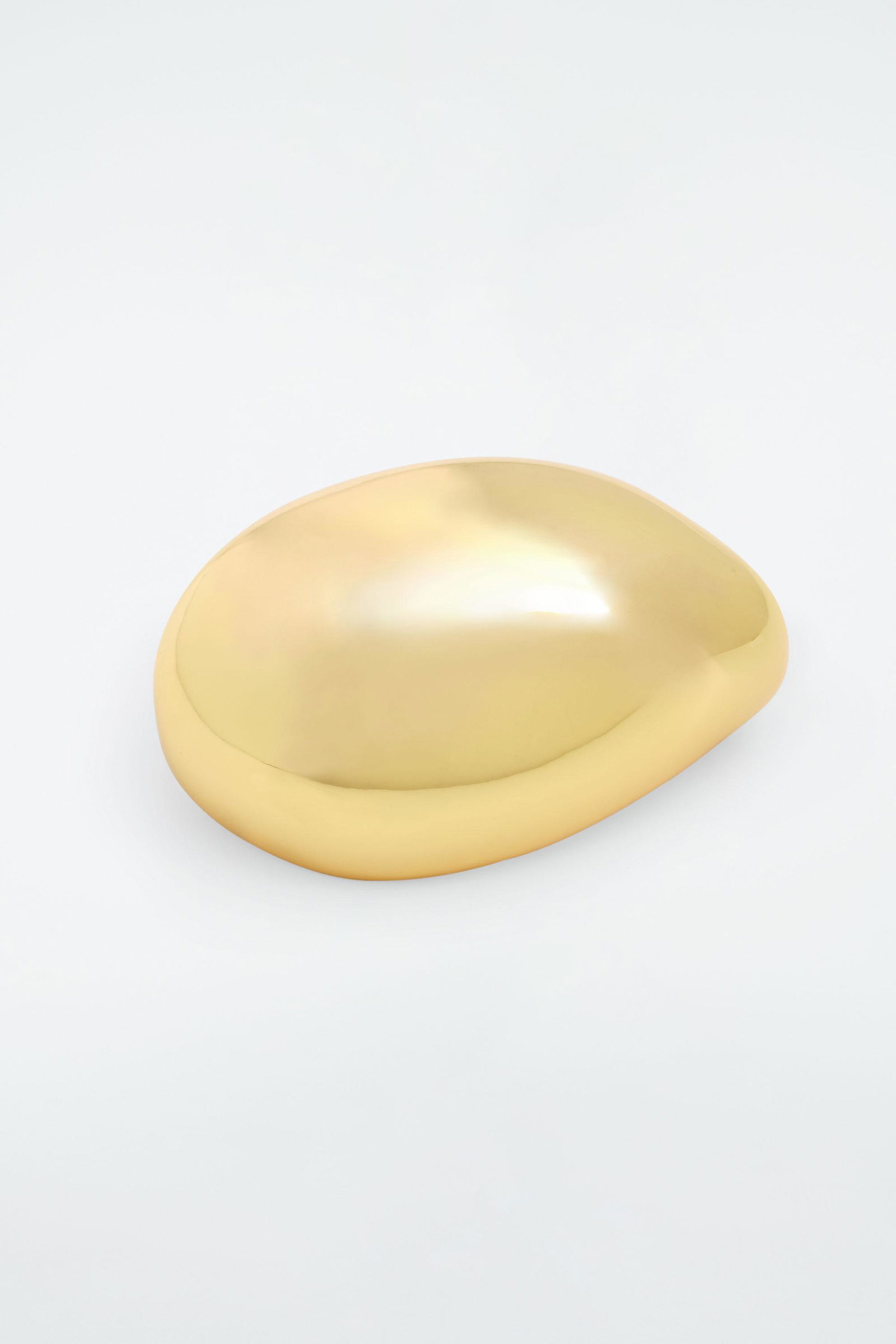 COS Domed Hair Barrette in GOLD | endource
