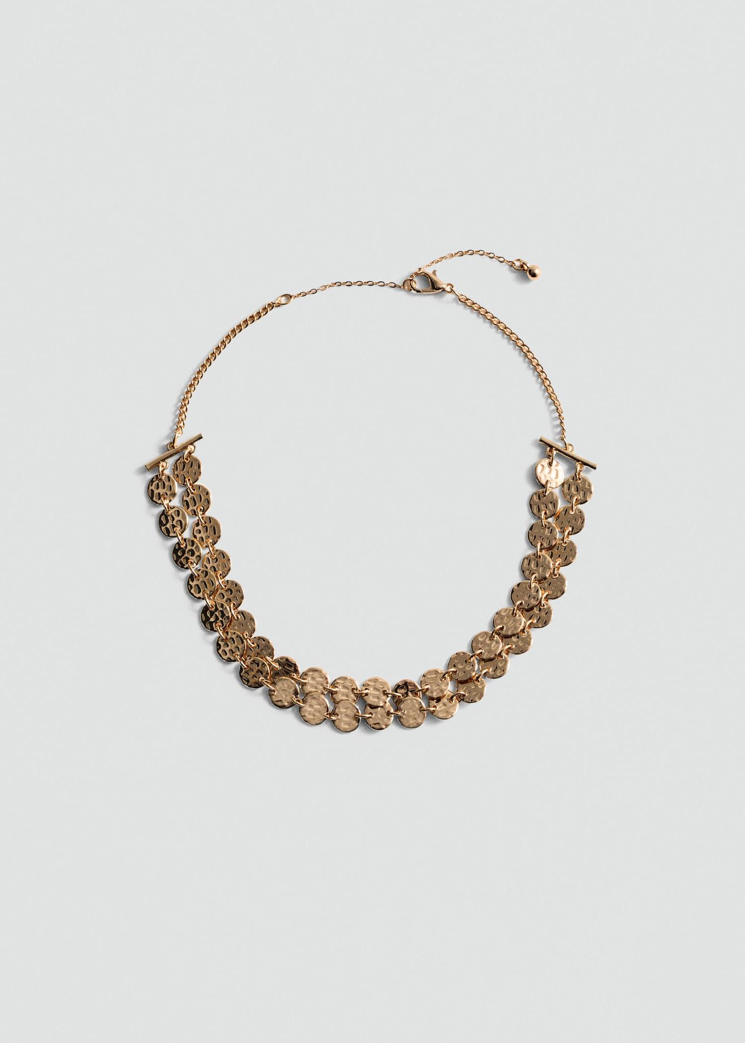MANGO Bead Chain Necklace in Gold | Endource