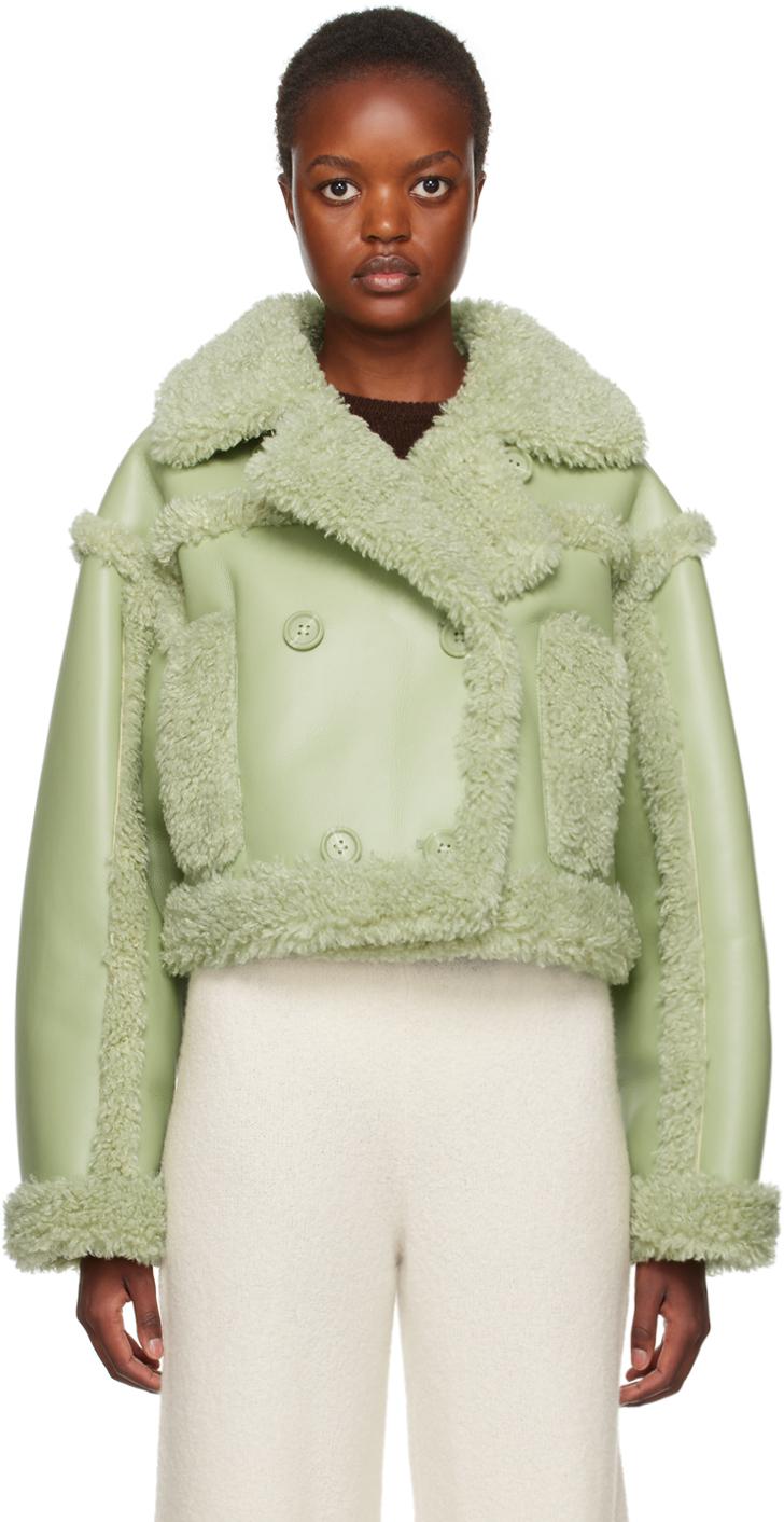 STAND STUDIO Kristy Faux-Shearling Jacket | Endource