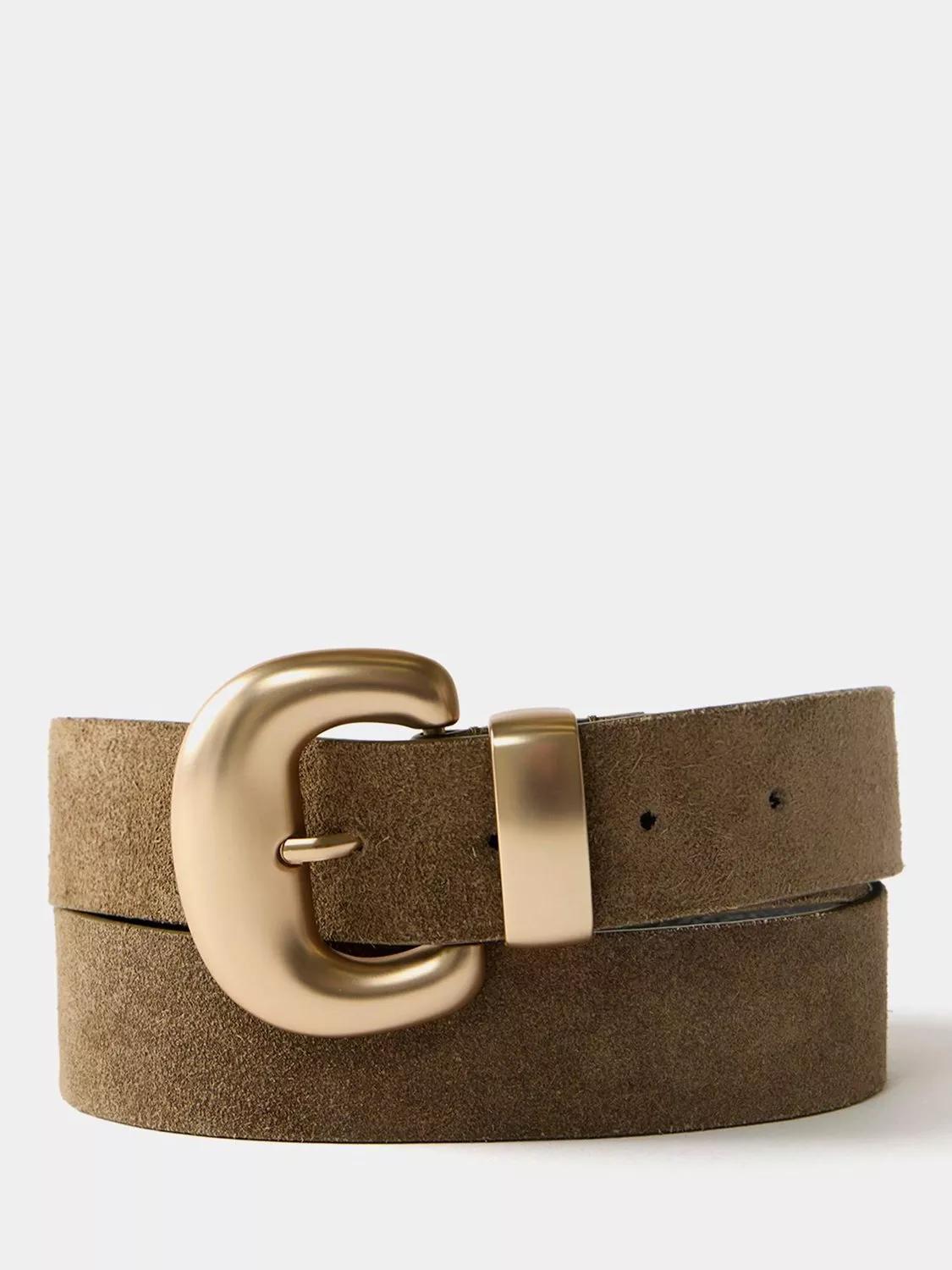 MINT VELVET Suede Wide Belt | endource