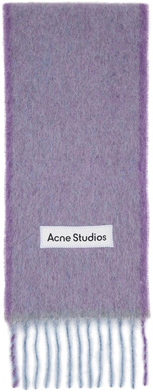 ACNE STUDIOS Fringe Knit Scarf | Endource