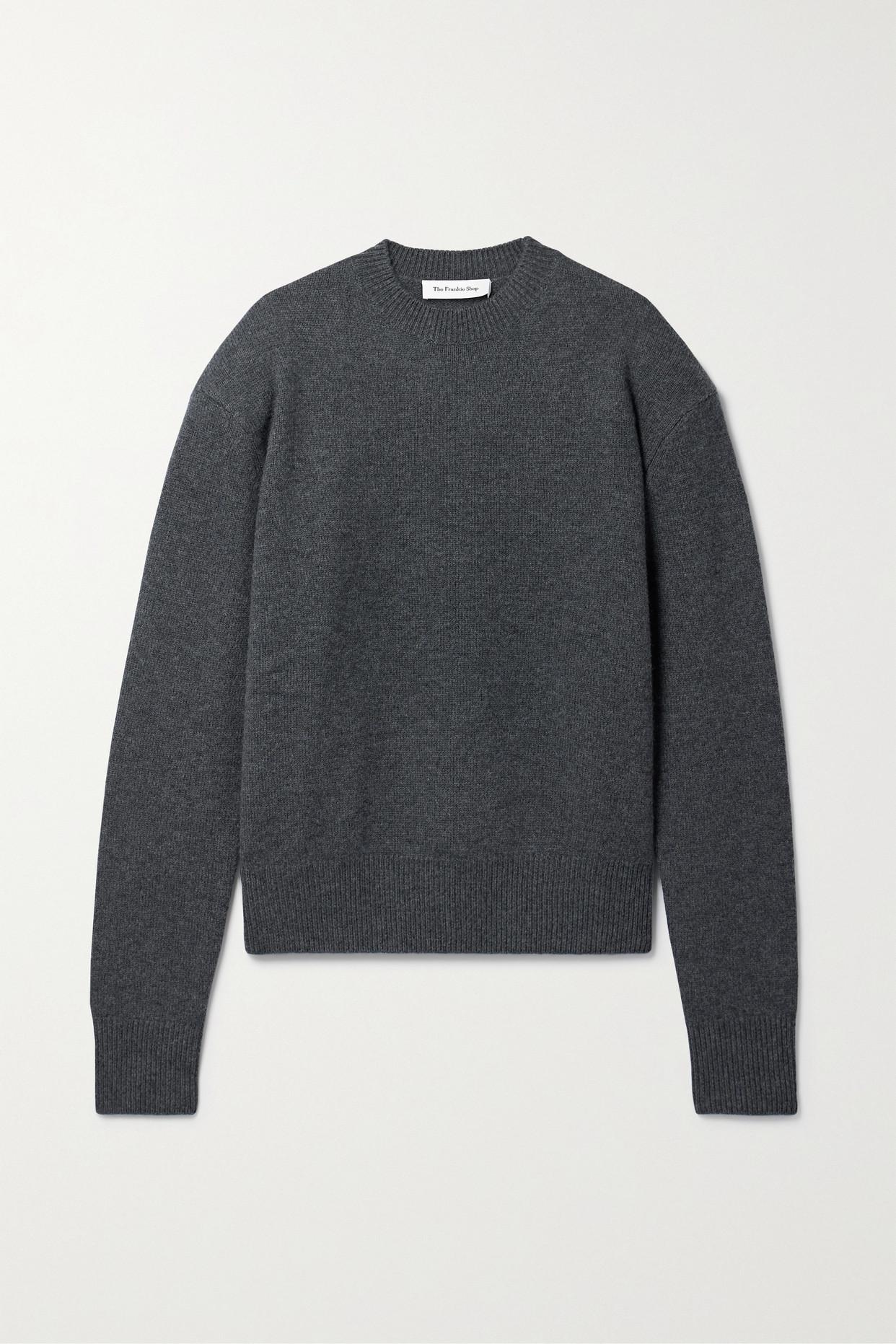 THE FRANKIE SHOP Rafaela Wool Sweater in Gray | Endource
