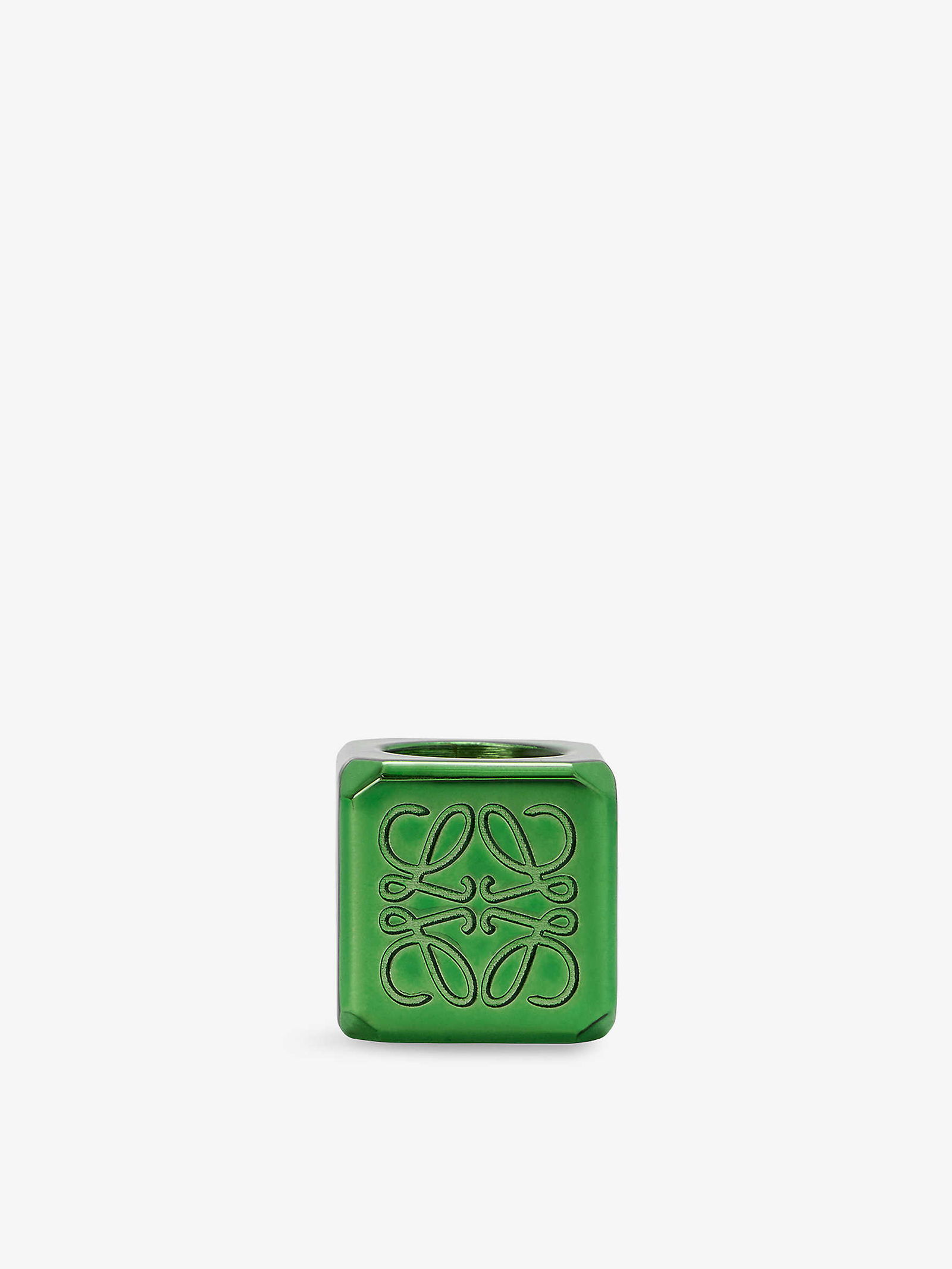 LOEWE Square Clover Anodized-Brass Dice | endource