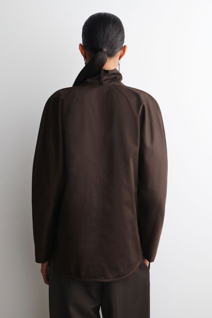 COS SHAWL-COLLAR COTTON BLOUSE | endource