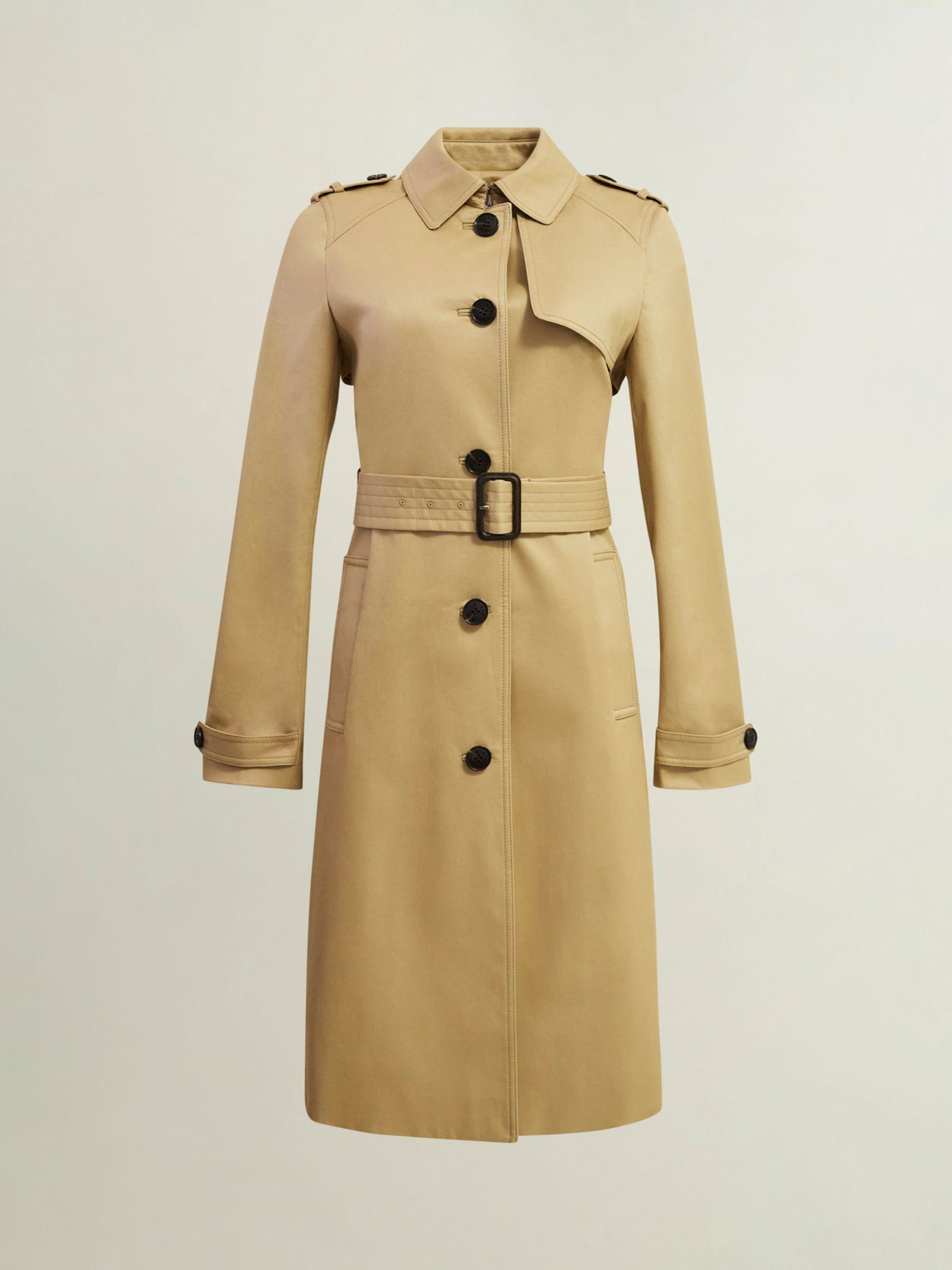 HOBBS Hallie Trench Coat in Fawn Beige | endource