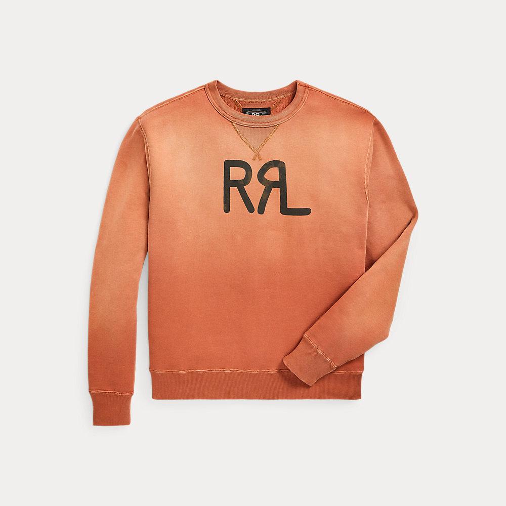 RALPH LAUREN RRL RRL Ranch Logo Sweatshirt in Orange | endource