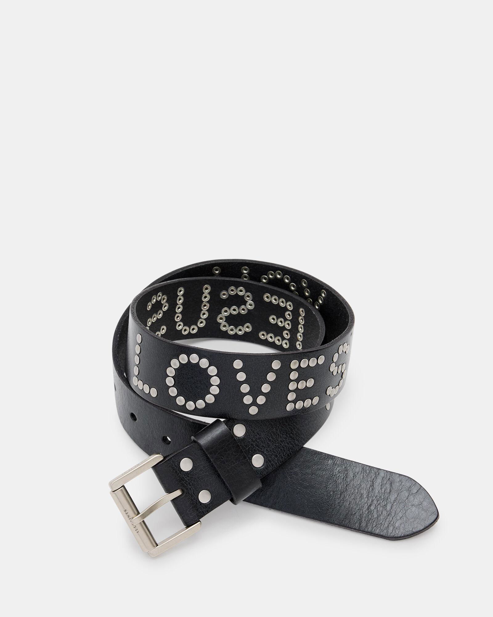ALLSAINTS Jesus Loves Studded Belt | endource