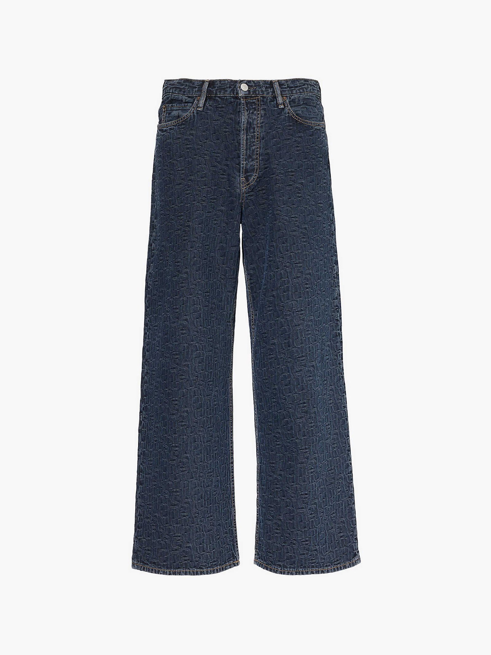 ACNE STUDIOS 1981M Straight-Leg Jeans in BLUE/BLACK | Endource