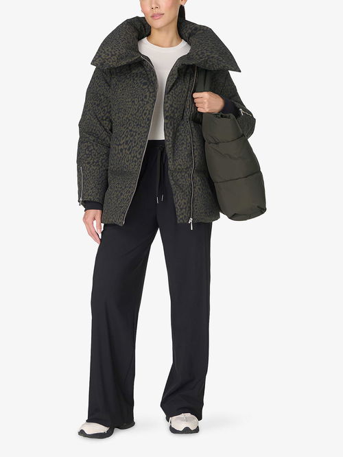 SWEATY BETTY Nimbus Cloud Funnel-Neck Shell-Down Puffer Jacket | endource