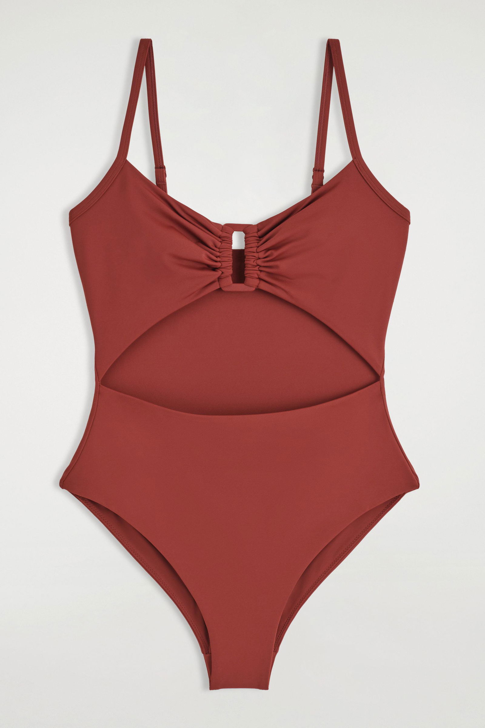 COS Gathered Cutout Swimsuit | endource
