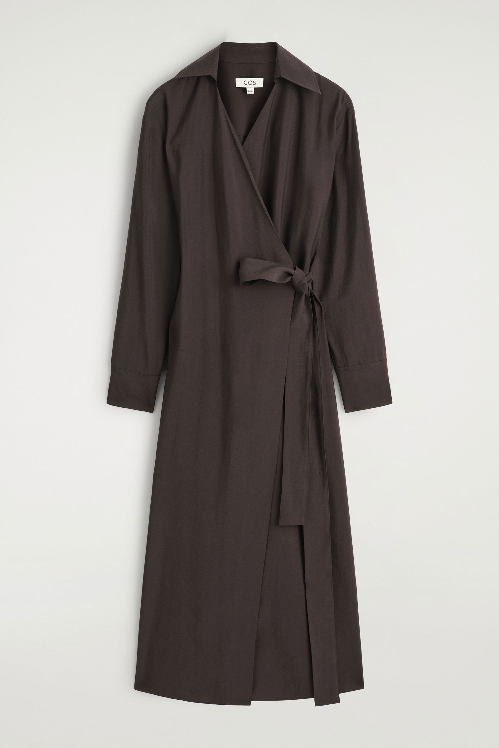 COS Modal Midi Wrap Dress | endource