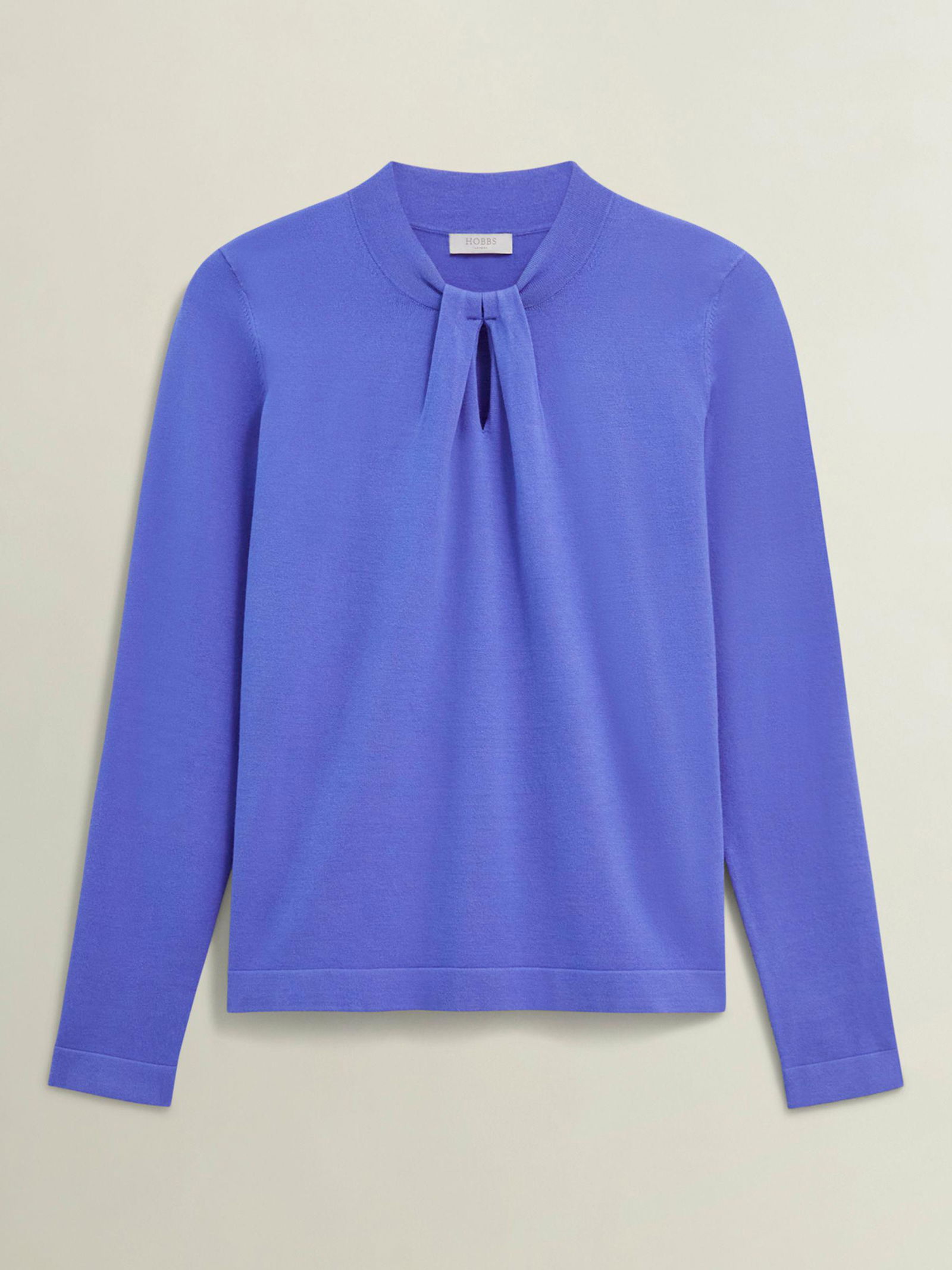 HOBBS Effie Loop Neck Jumper in Regatta Blue | endource