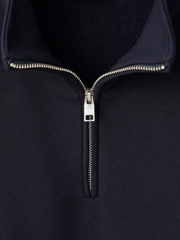 MANGO Winny Zip Neck Jumper | endource