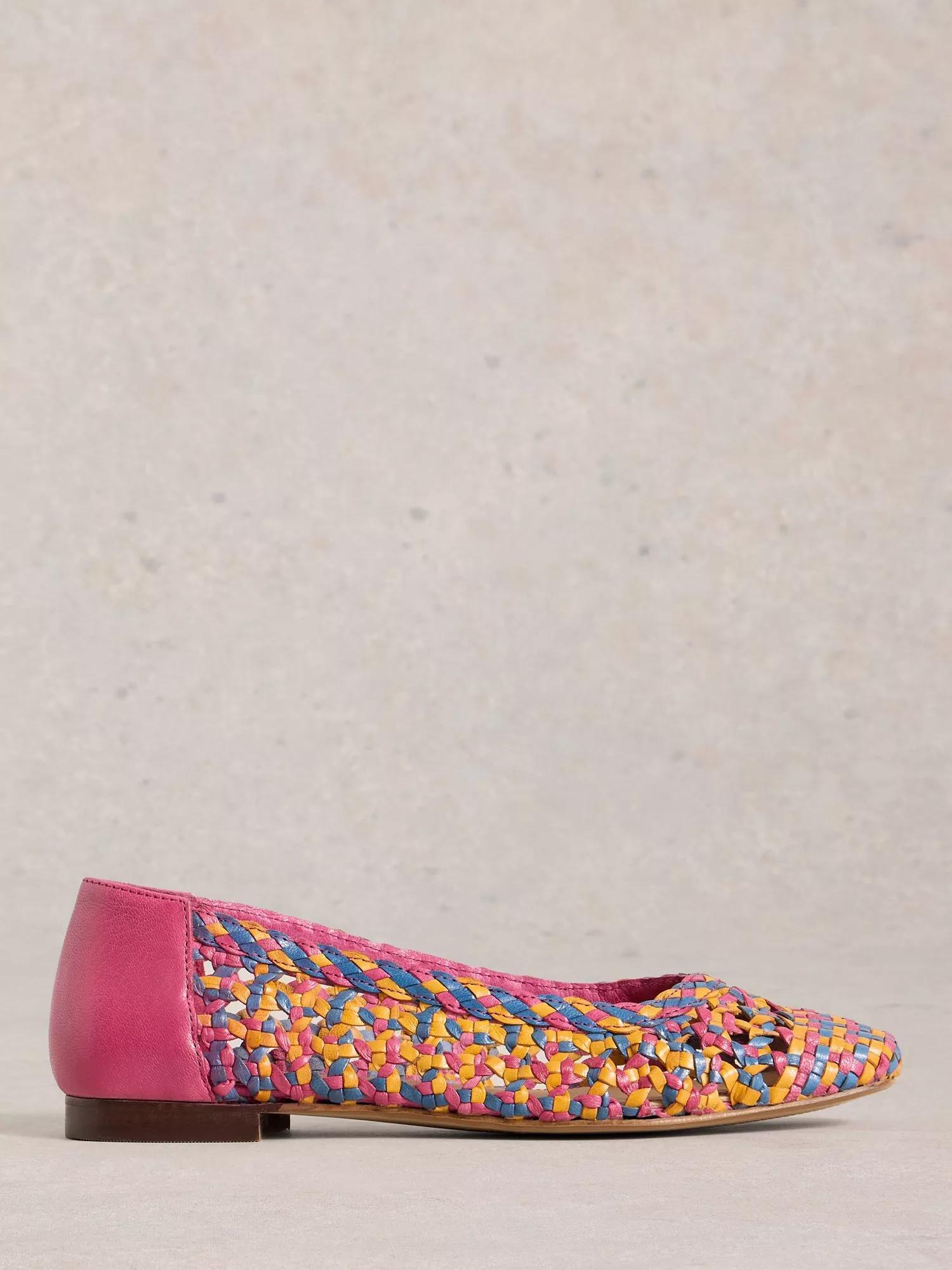 WHITE STUFF Winnie Woven Ballet Flats | endource