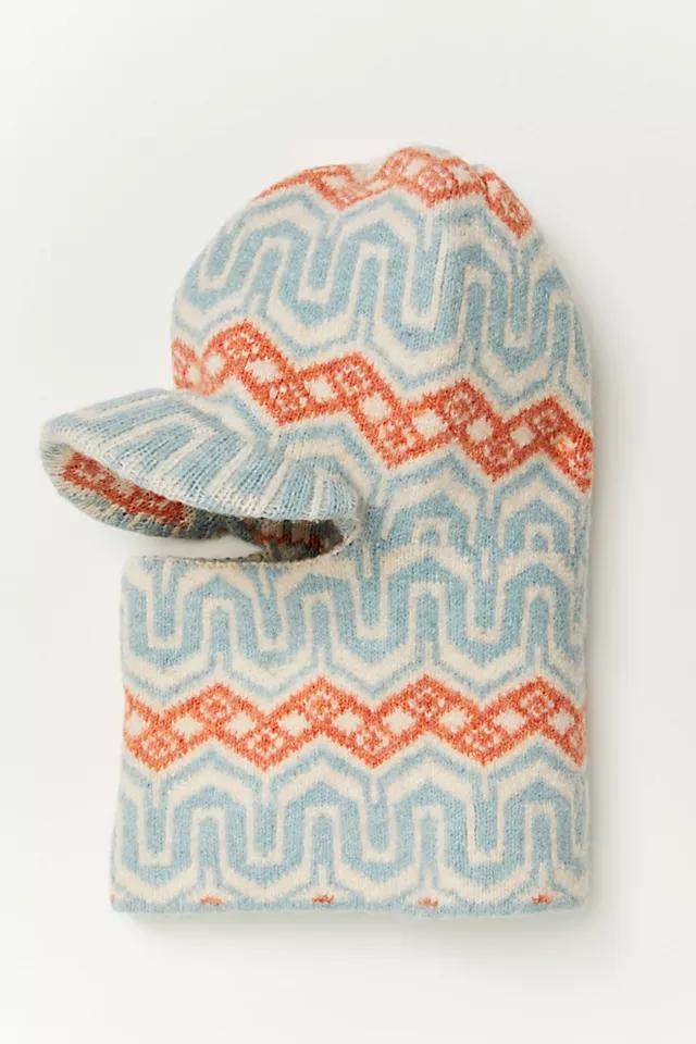 FREE PEOPLE Rally Retro Billed Balaclava in Icey Fairisle | endource