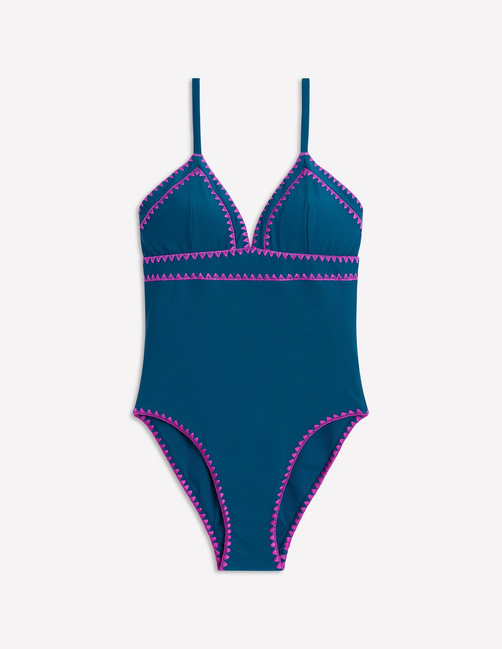 BODEN Kasos String V Neck Swimsuit | endource