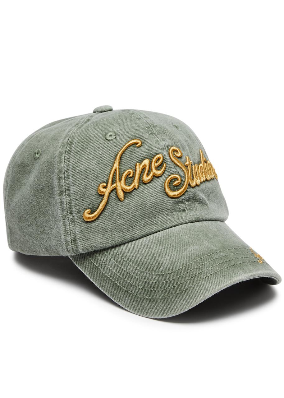 ACNE STUDIOS Logo-Embroidered Cotton Cap | endource