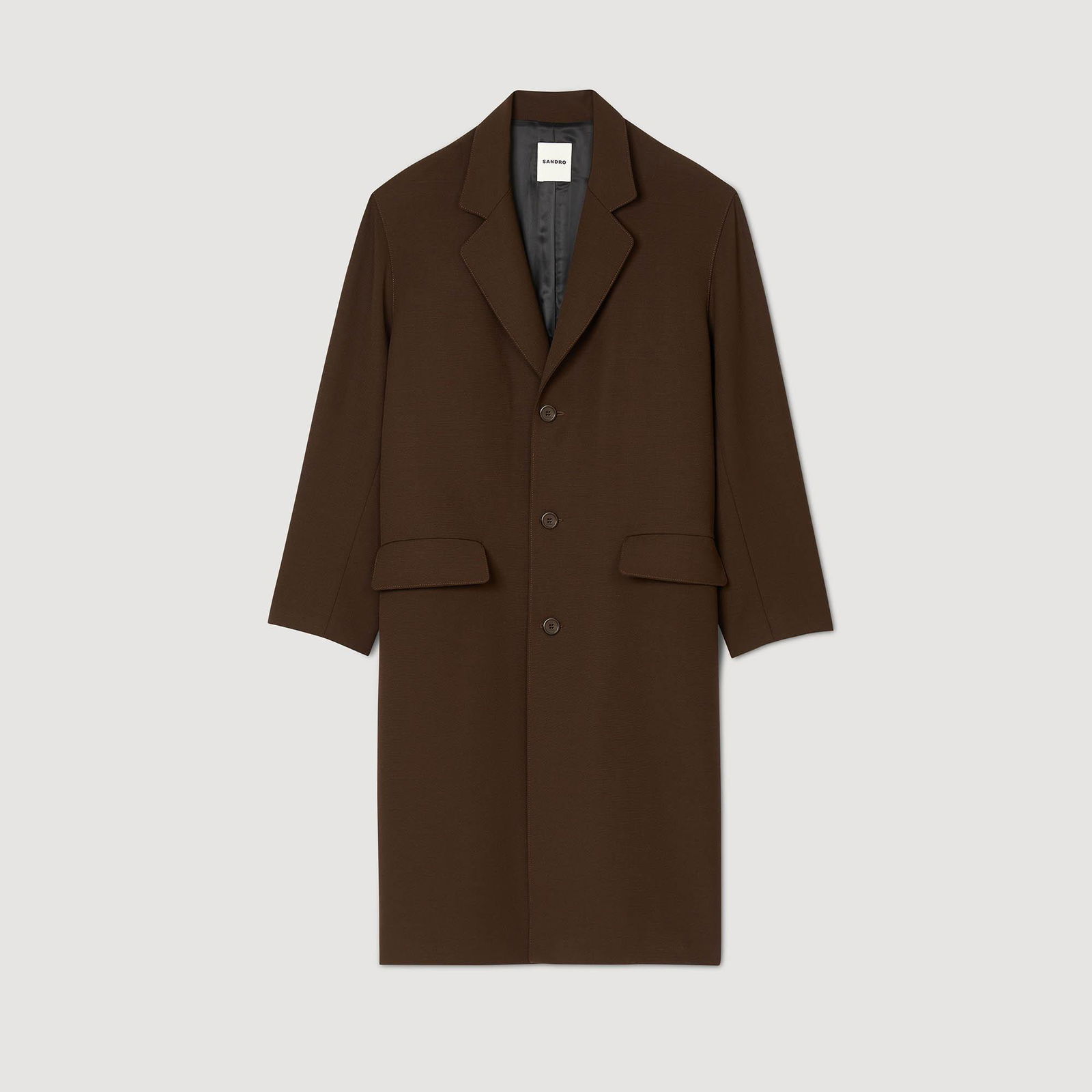 SANDRO Wool Coat | endource