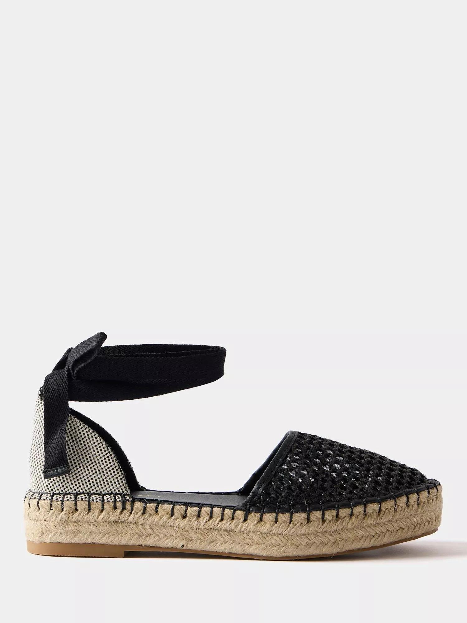 MINT VELVET Mesh Flat Espadrilles | endource