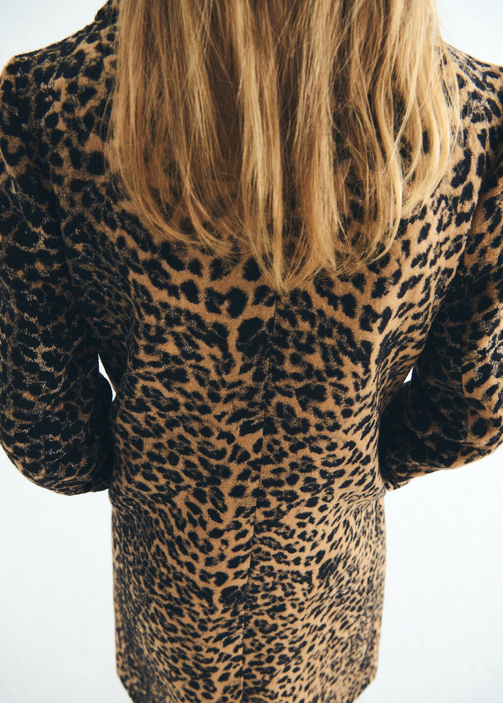 MANGO Leopard-print Long Coat | endource