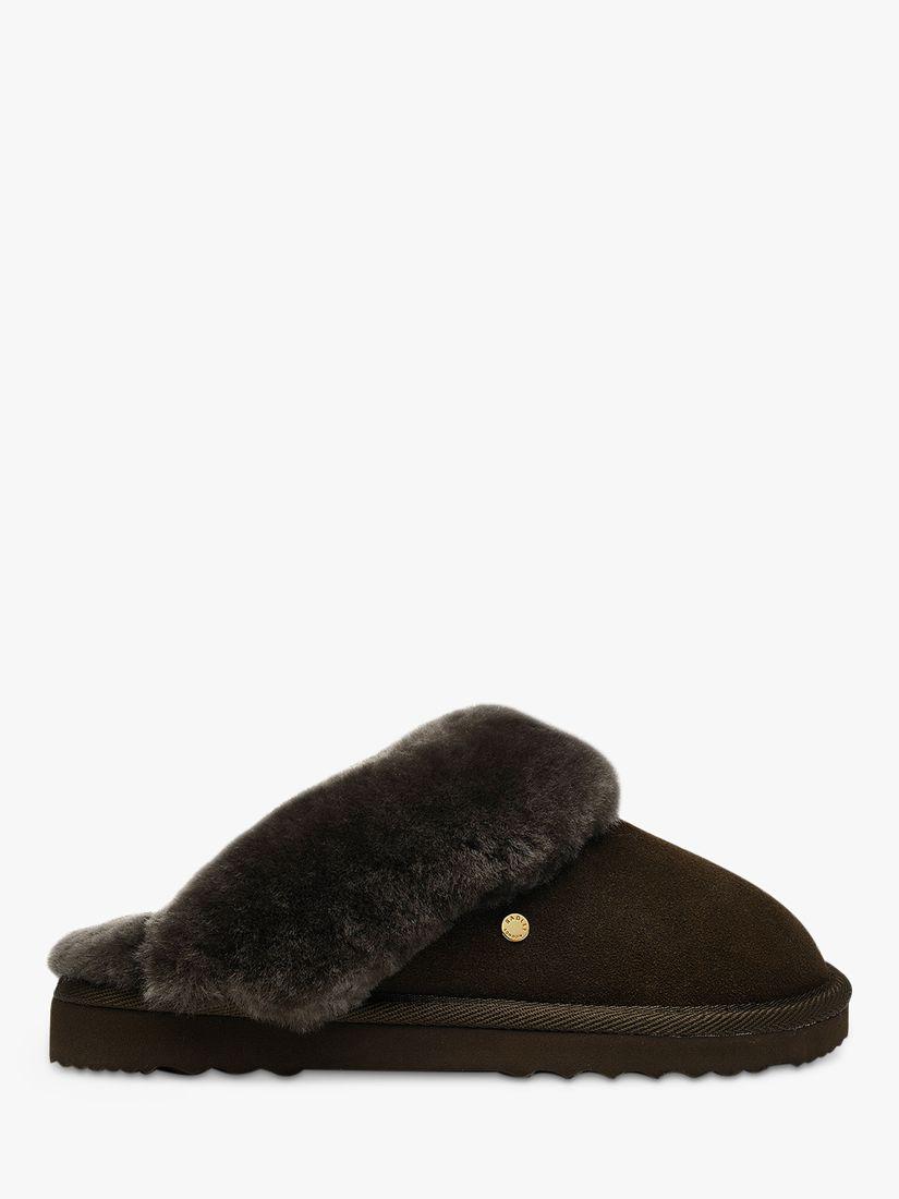 RADLEY Maple Lane Suede Shearling Cuff Slippers | endource