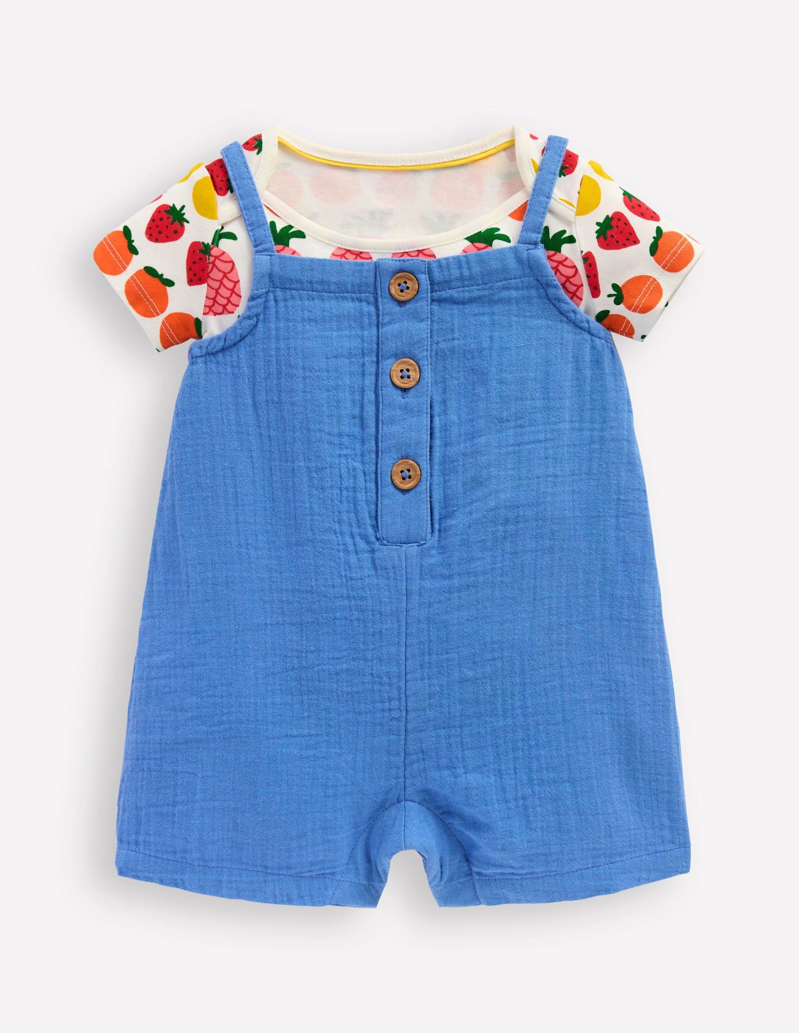 BODEN Double Cloth Dungaree Set | endource