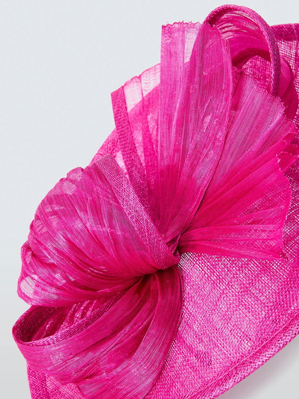JOHN LEWIS Tilly Small Disc Fascinator, Fuschia | endource