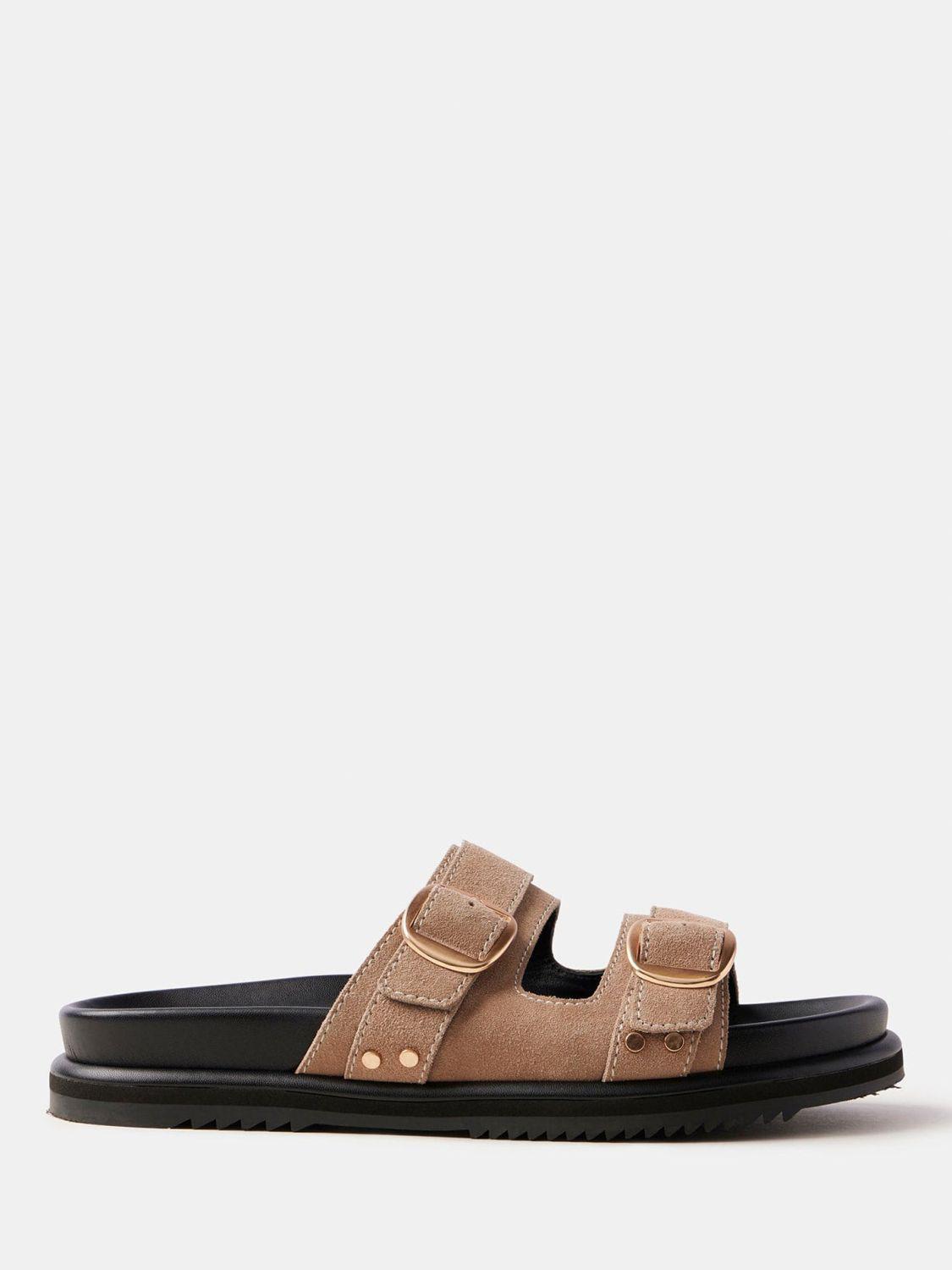 MINT VELVET Suede Strap Sandals in Natural Natural | endource