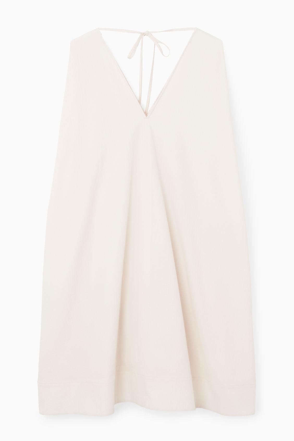COS A-Line Sleeveless Mini Dress in WHITE | Endource