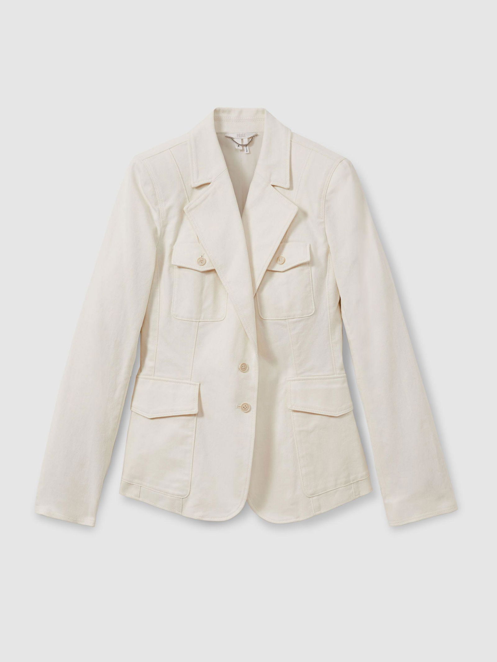 PAIGE Denim Blazer in Ivory | endource