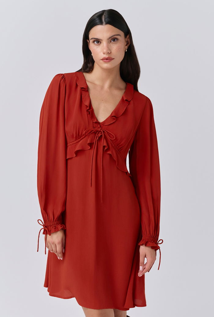 GHOST Billie Crepe Short Dress | endource