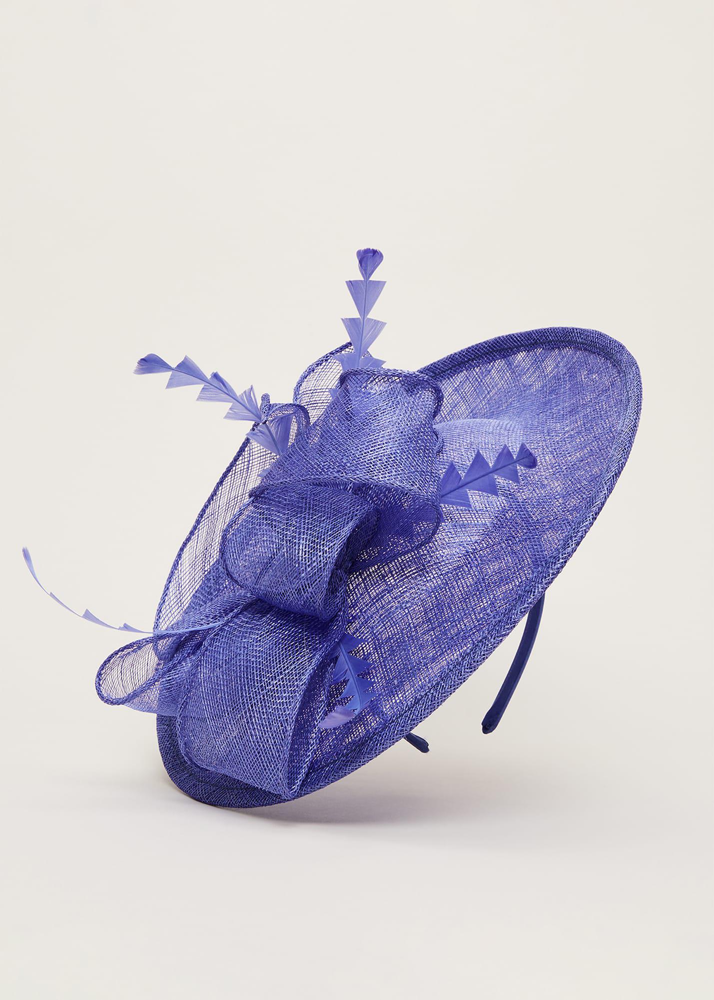 PHASE EIGHT Fascinator in Foxglove Blue | endource