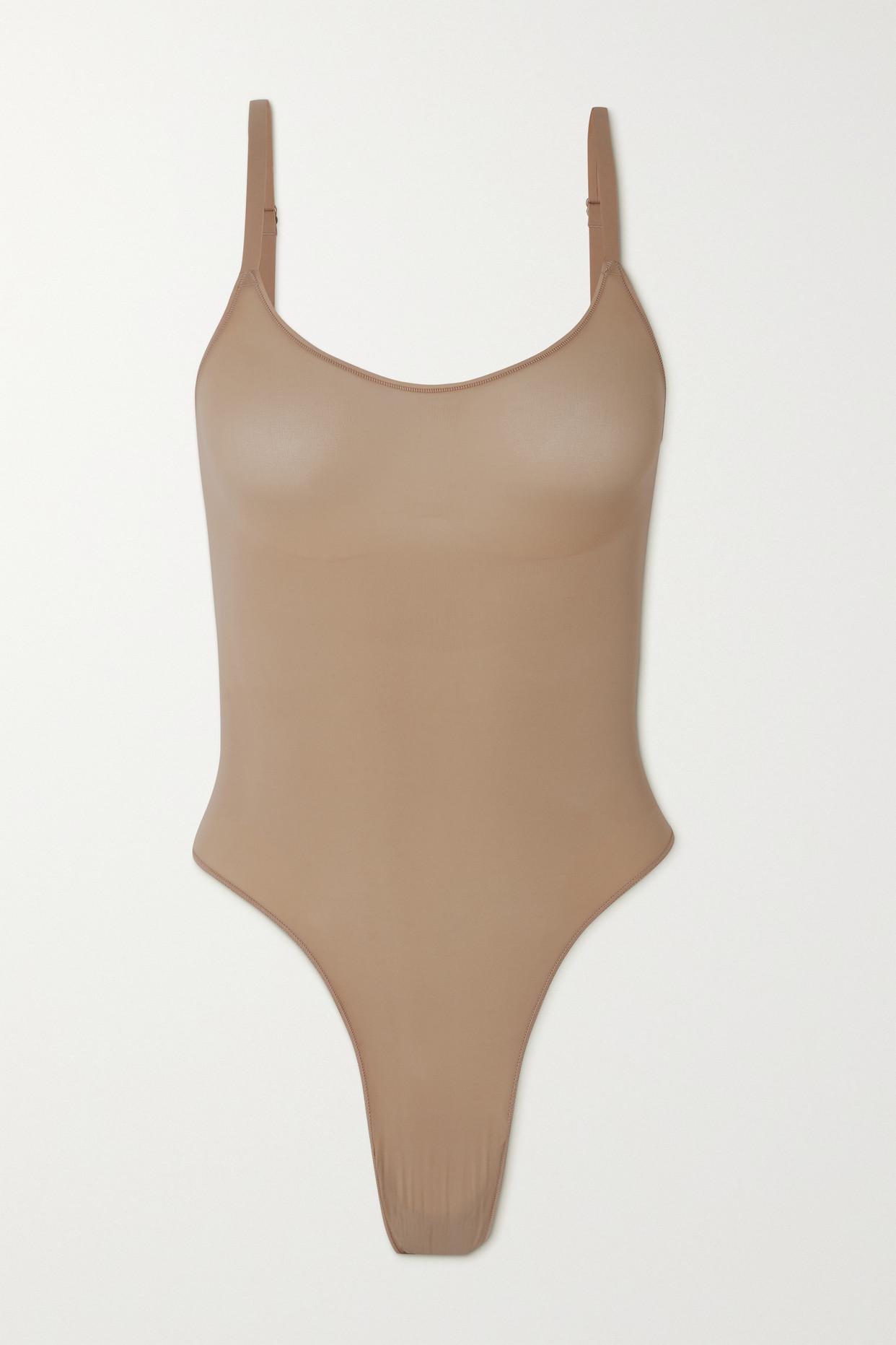 SKIMS Everyday Sculpt Bodysuit in Neutrals | endource
