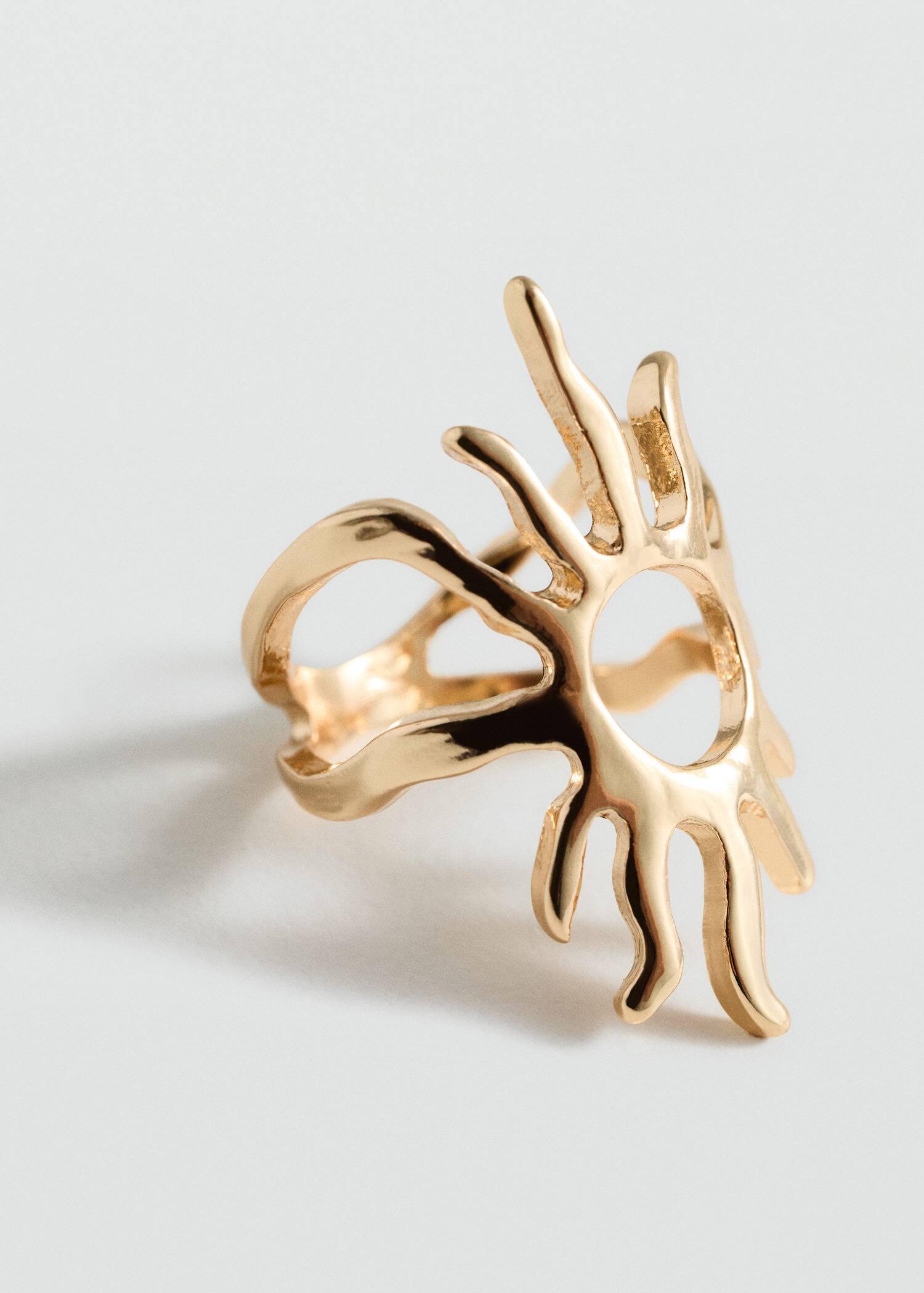 MANGO Sun Ring in Gold | Endource