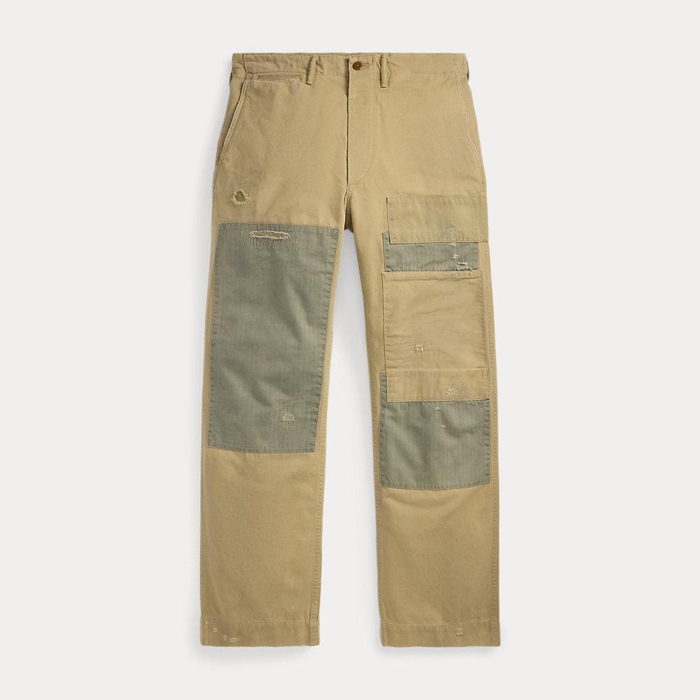 RALPH LAUREN RRL Repaired Chino Field Trouser | endource