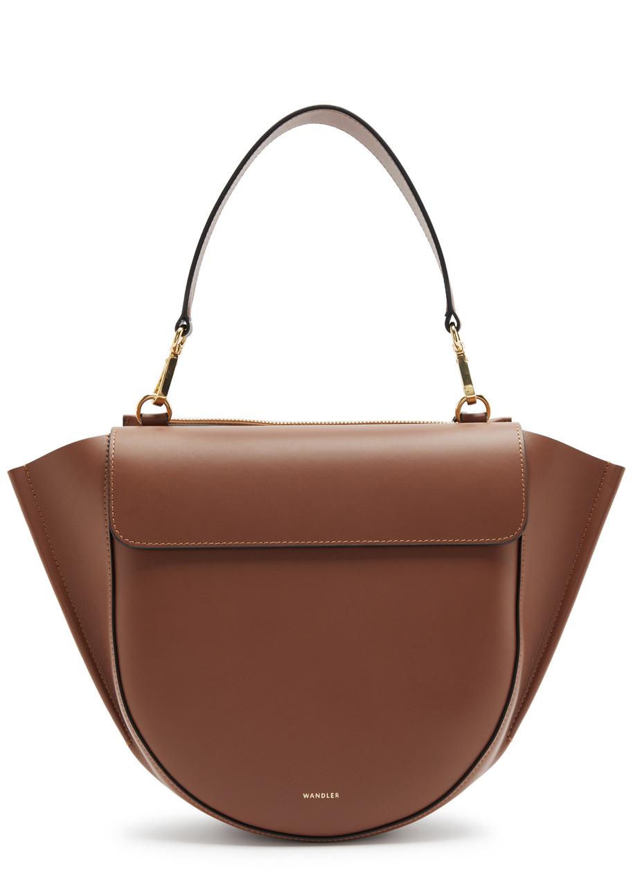 WANDLER Hortensia Medium Leather Top Handle Bag | Endource