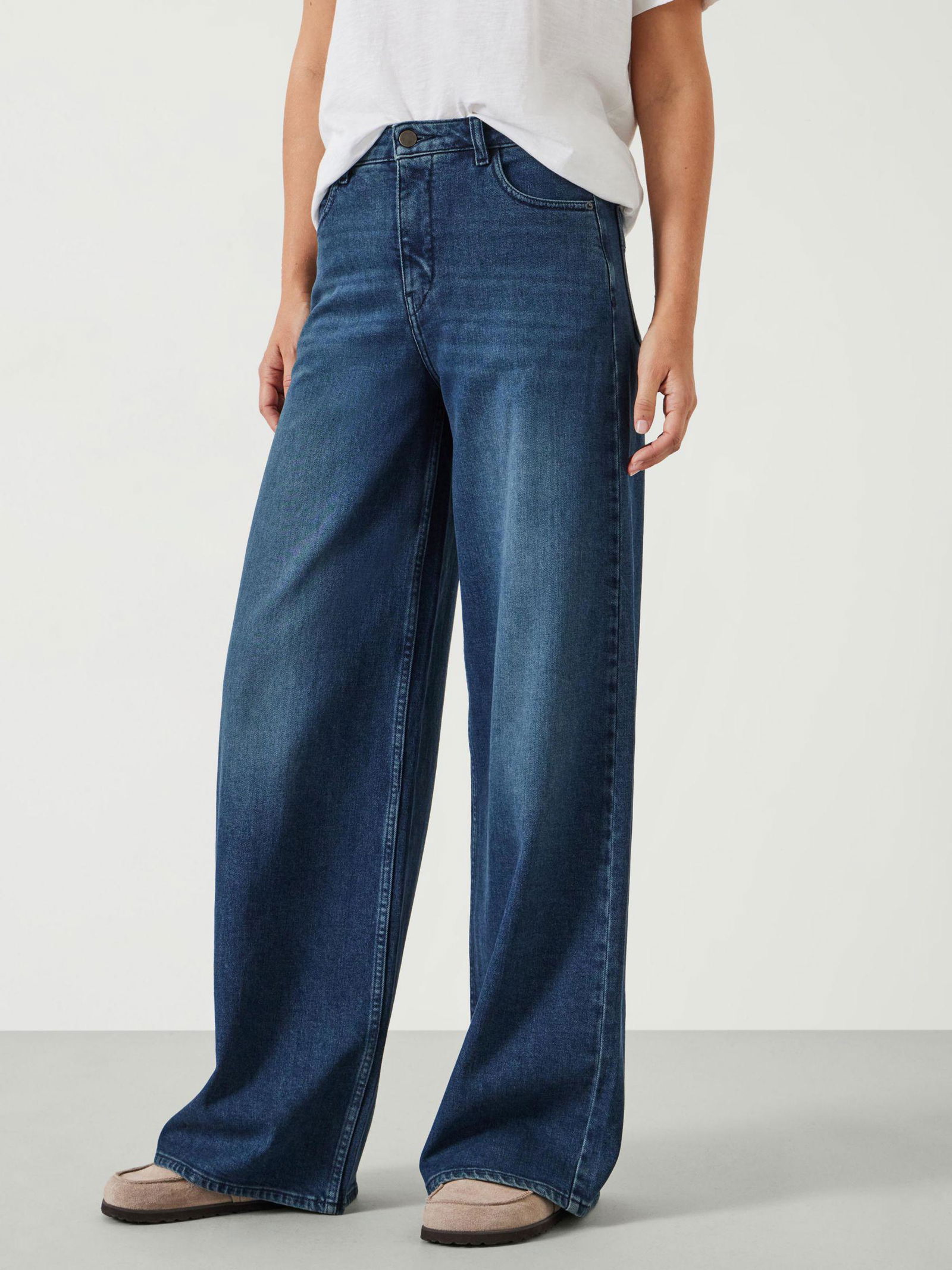HUSH Agnes Wide Leg Jeans | endource