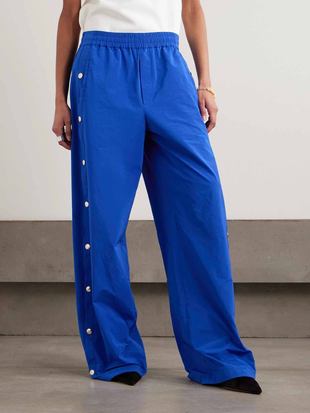 TIBI Shell Wide-leg Pants | endource