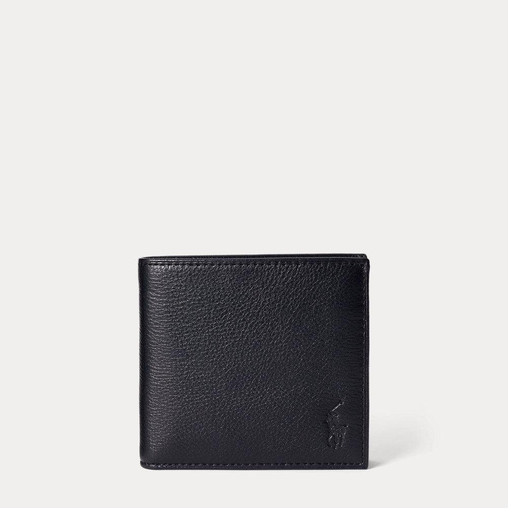 POLO RALPH LAUREN Pebbled Leather Billfold Coin Wallet | Endource